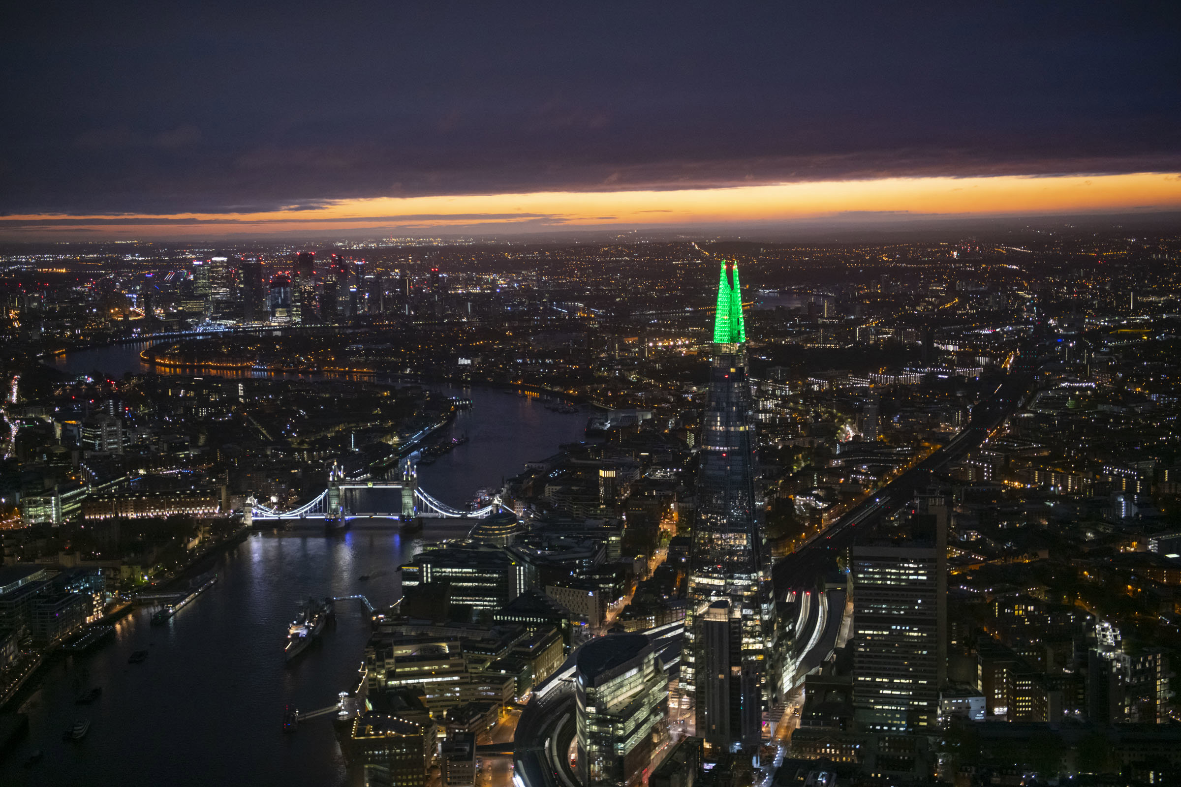 The Shard | Shard Lights Returns For Christmas 2021