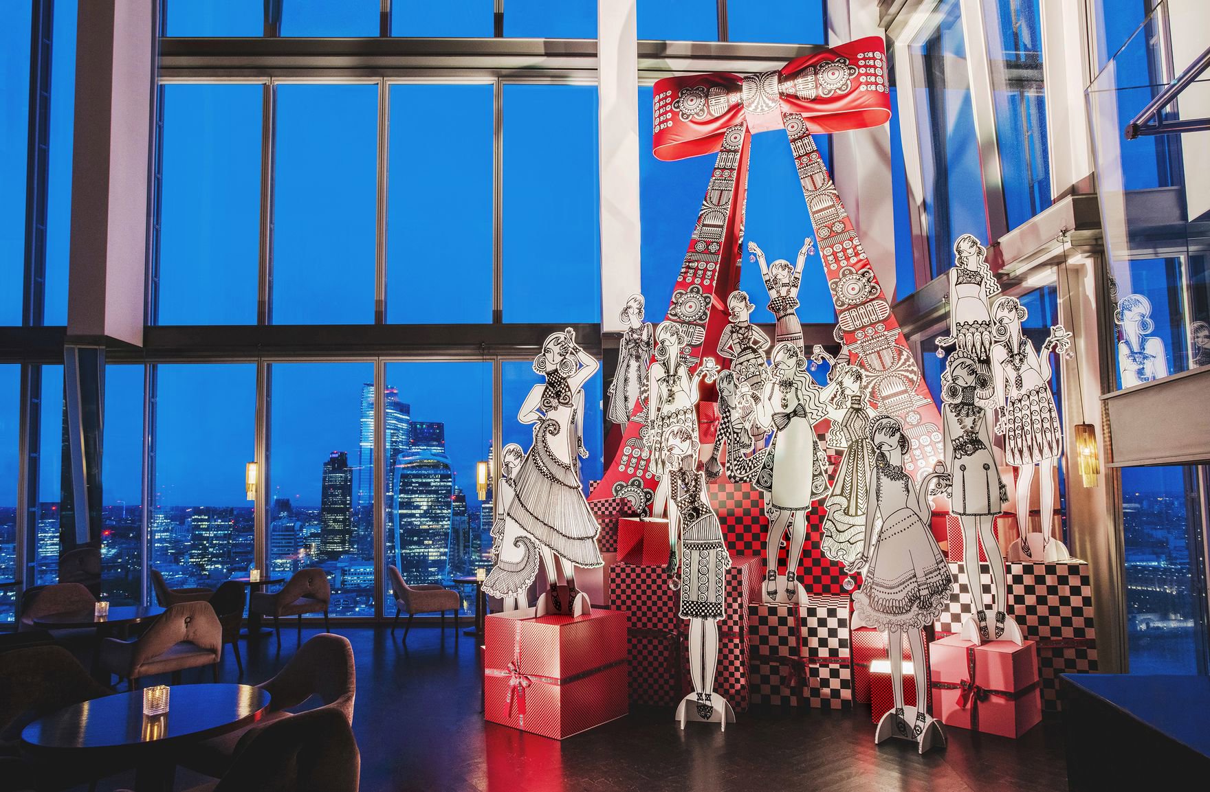 The Shard | Aqua Shard Reveals Annual Christmas Tree Design