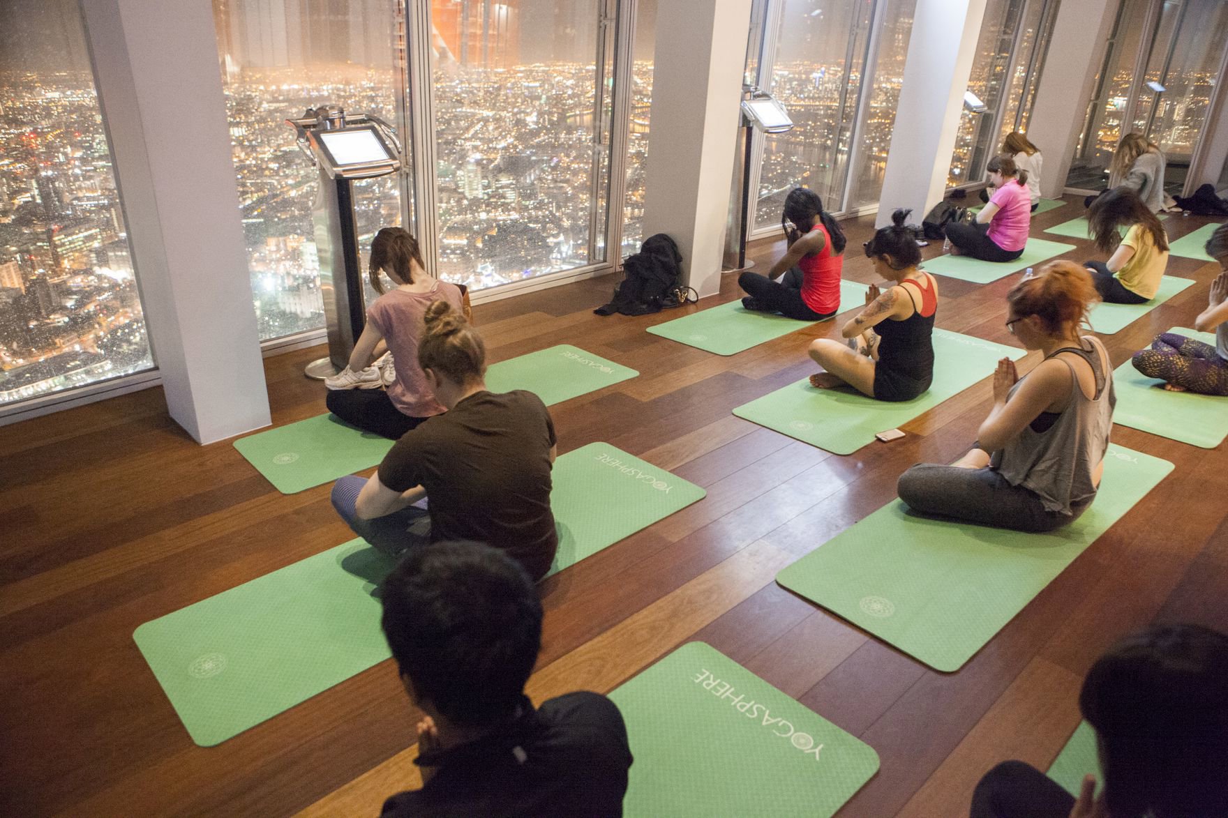 The Shard | Yogasphere Introduces New City of Lights Class