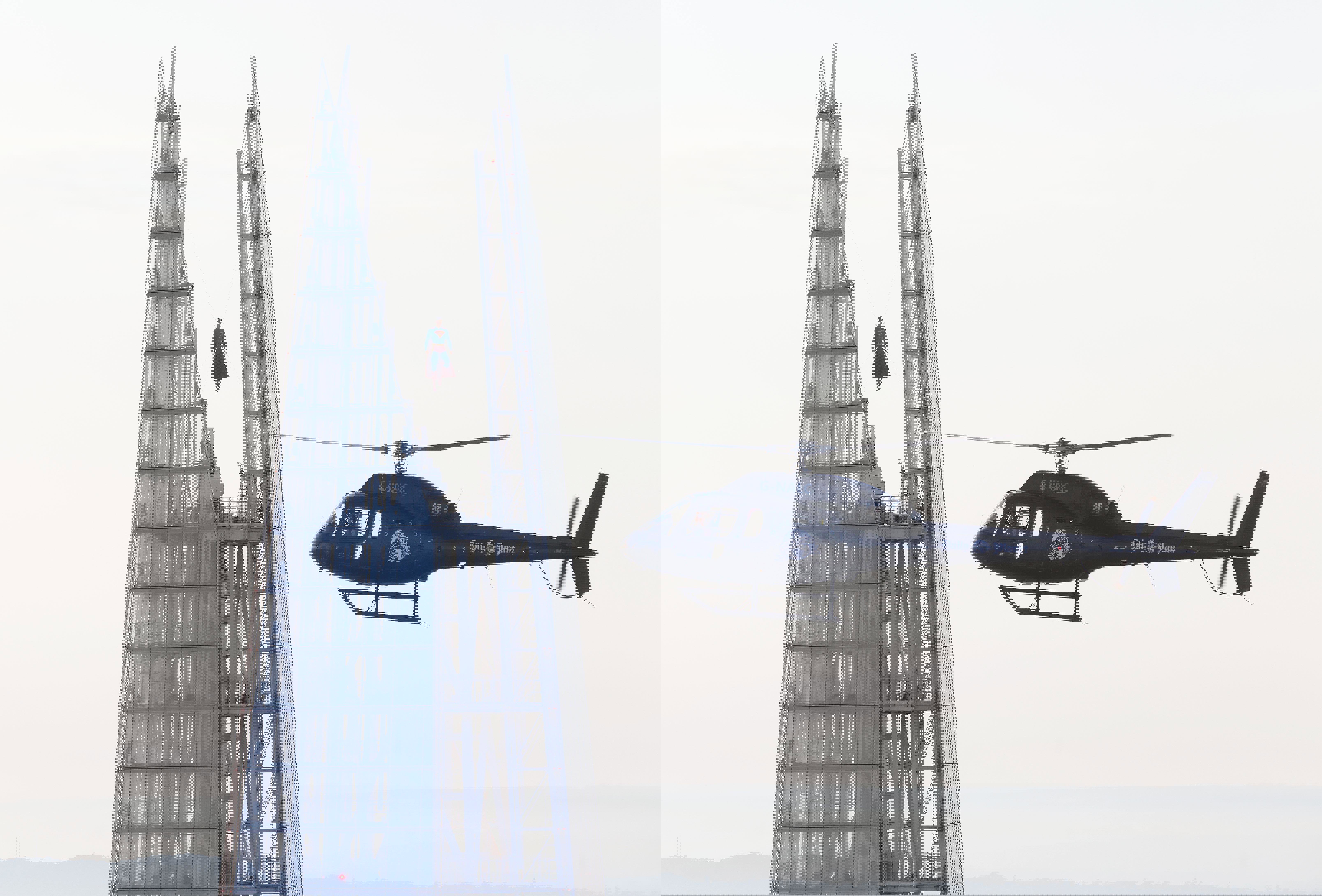 Superman Soars Above London in First-Ever Skyline Sculpture at The Shard